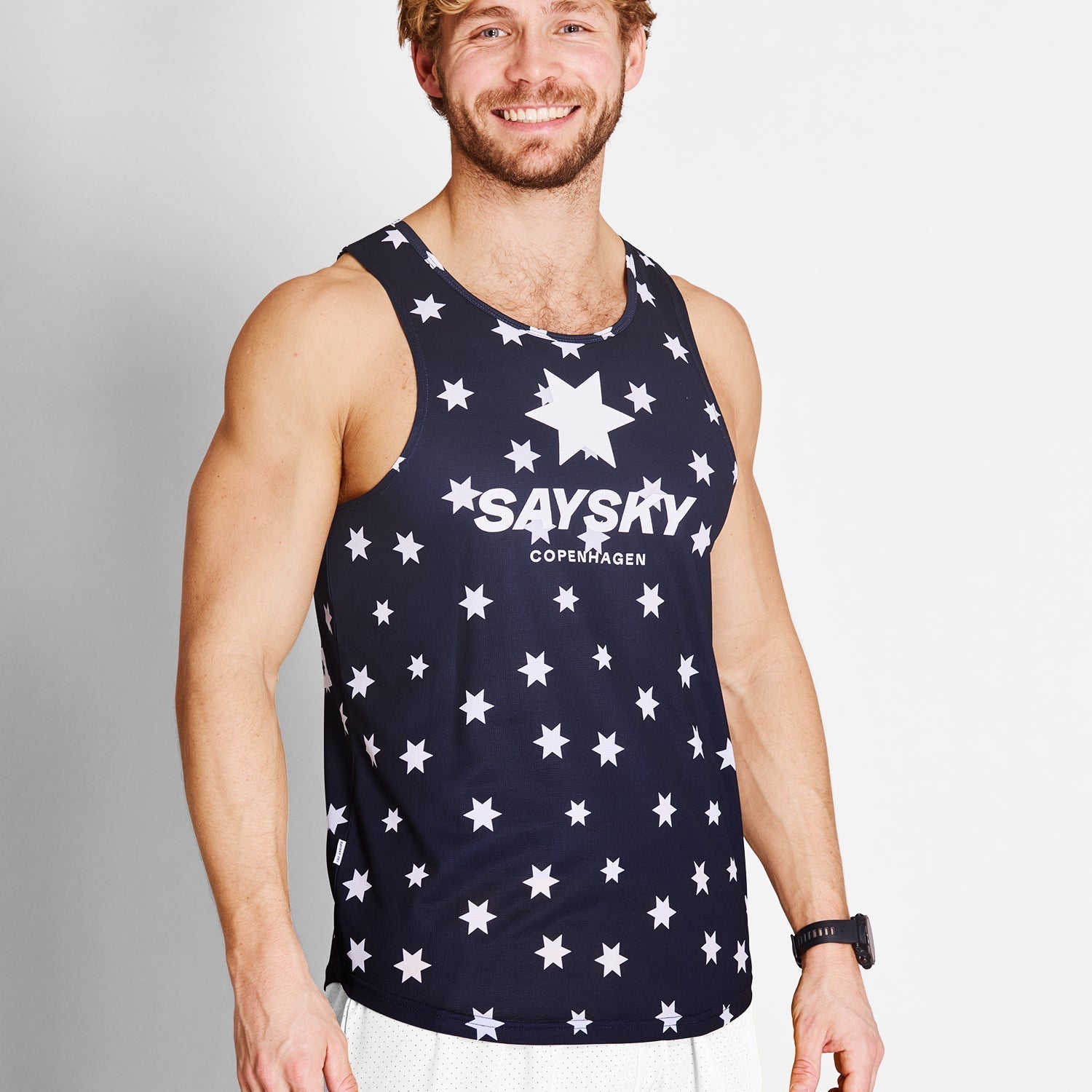 M Star Combat Singlet | Blue